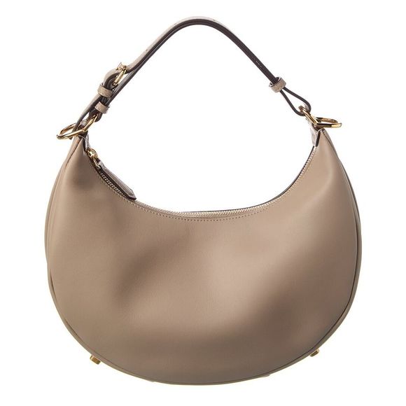 Fendi | Bags | Fendi Fendigraphy Small Leather Hobo Bag | Poshmark